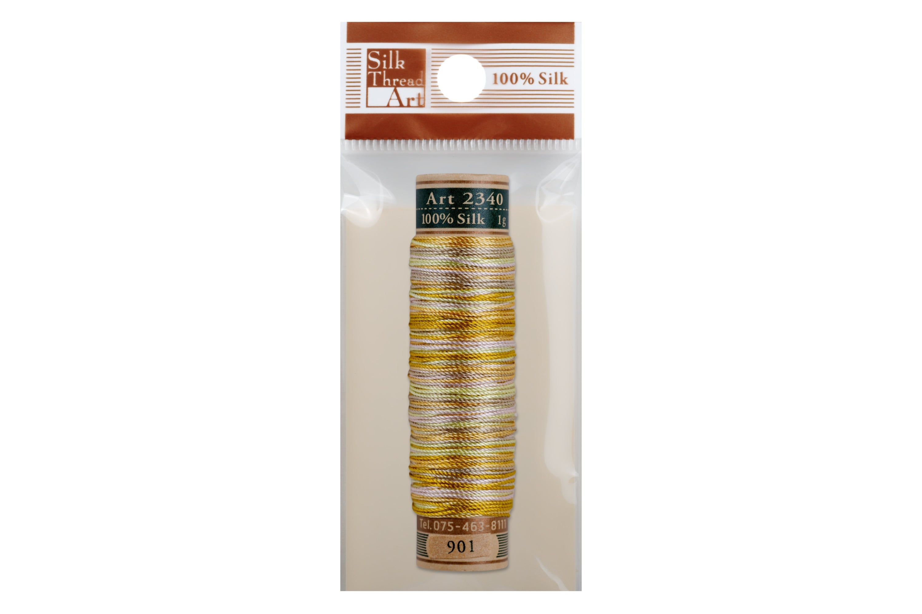 Silk Art Thread, #901 Gingko – Federal Color