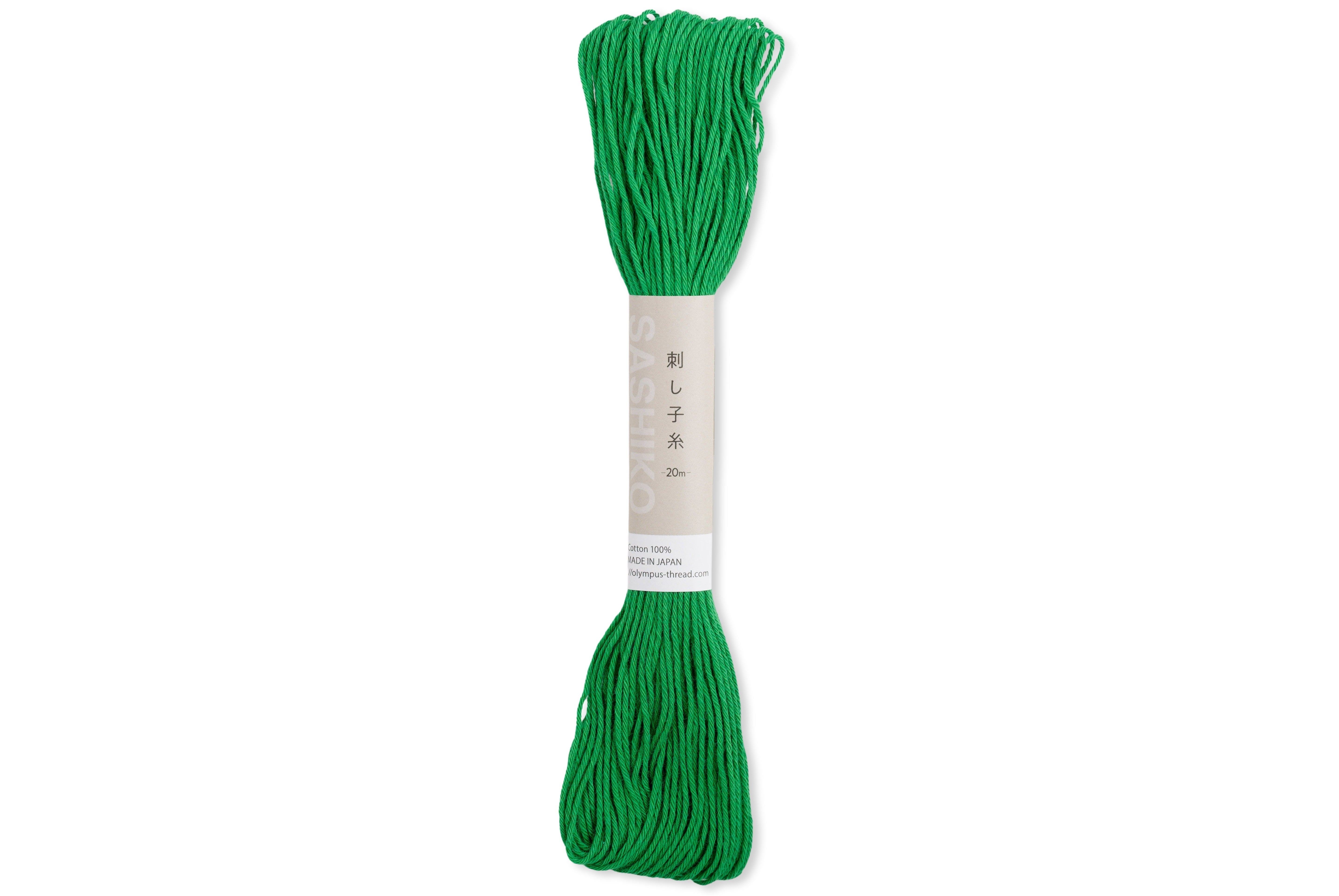 Olympus Cotton Sashiko Thread, #26 Viridian Green – Federal Color
