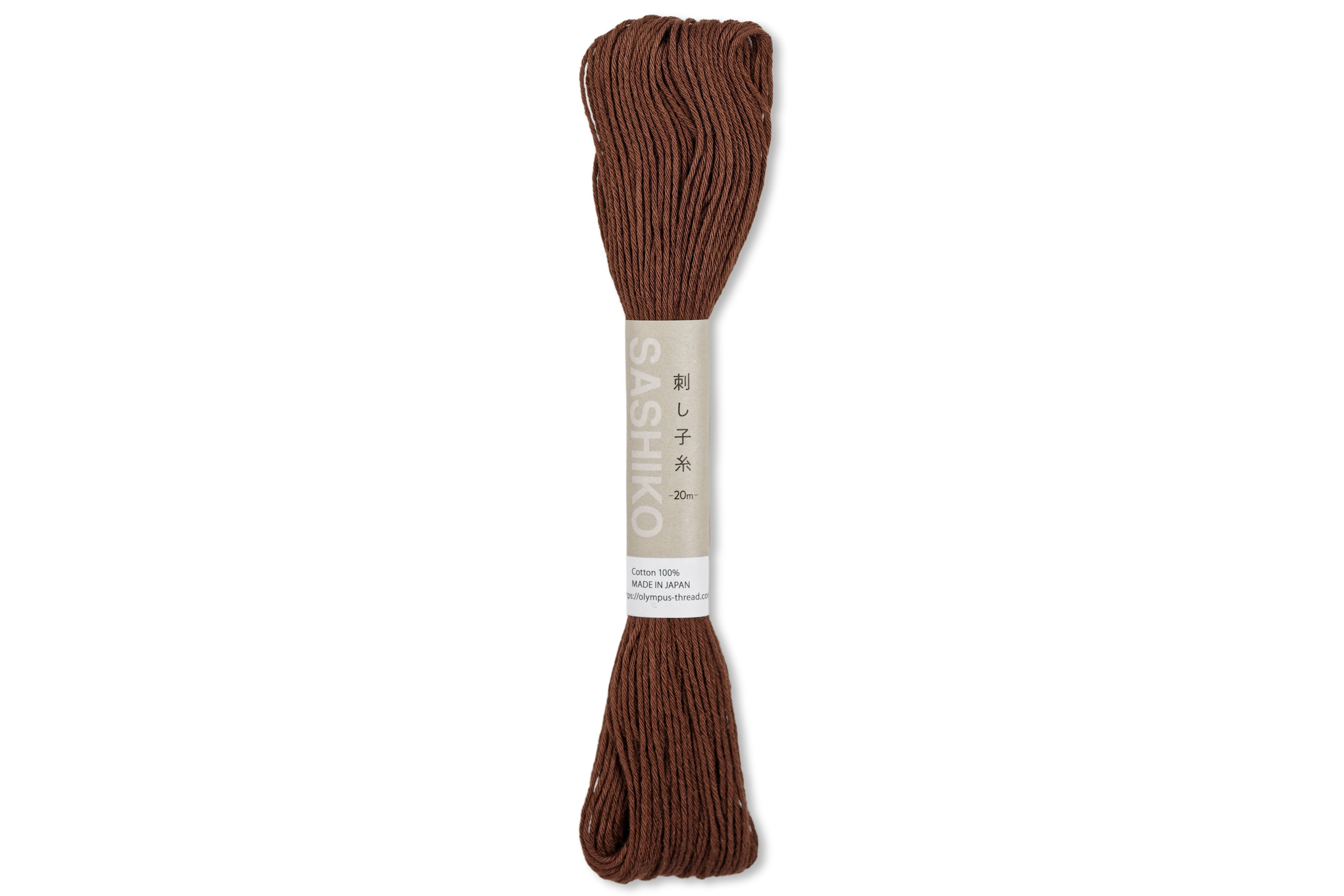 Olympus Cotton Sashiko Thread, #39 Deep Brown – Federal Color
